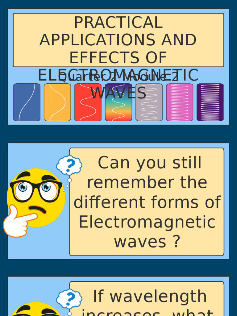 Practical Applications of EM Waves | PDF | Infrared | Radio
