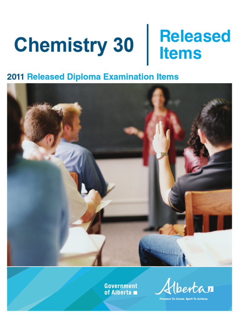 !02 Chem30 Released Items 2011 12 | PDF | Electrochemistry | Acid