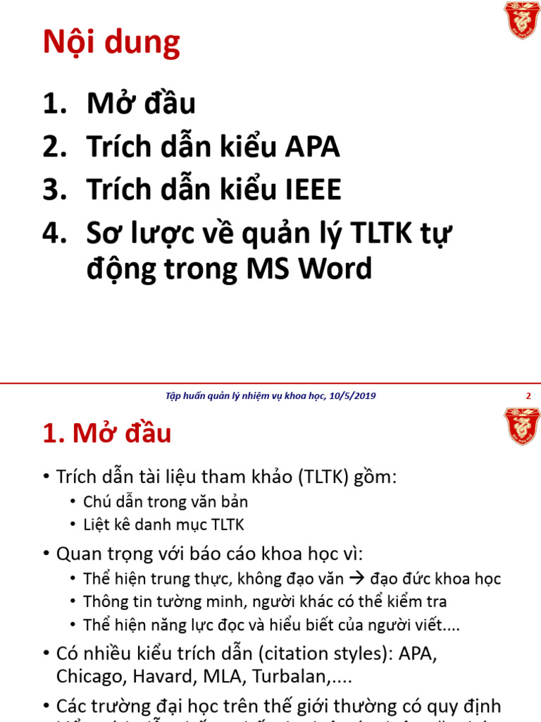 Huong Dan Trich Dan TLTK 1 | PDF