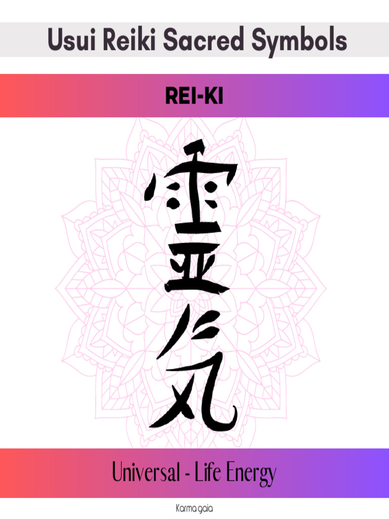 Reiki Symbols Karma Gaia PDF | PDF | Reiki | Spirituality
