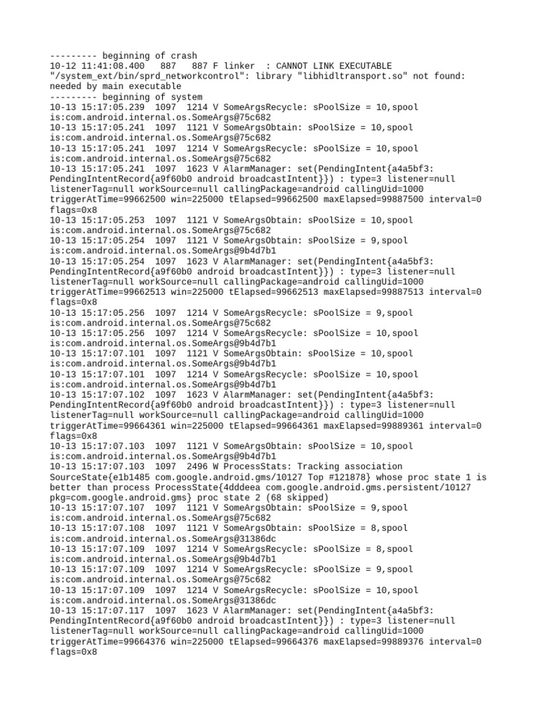 Standby Android Log 2024 1013 155316 | PDF | Google | Operating System Technology