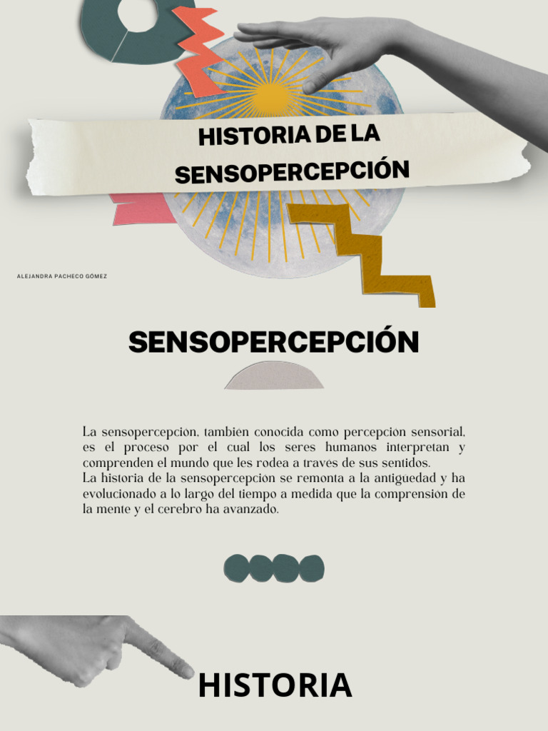 Historia de La Sensopercepción | PDF | Percepción | Sicología