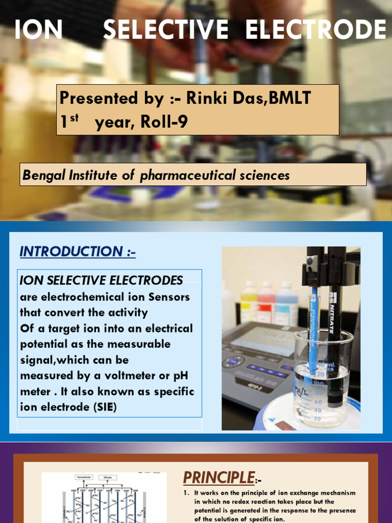 Ion Selective Electrode | PDF | Ph | Ion