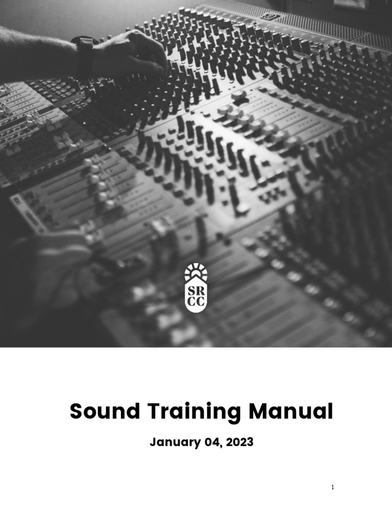 Church Sound Team Training Manual | PDF | Microphone | Acoustics