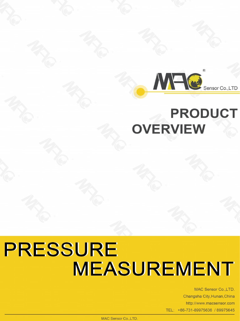Datasheet-P20EX Pressure Transducer-MAC Sensor | PDF | Pressure ...