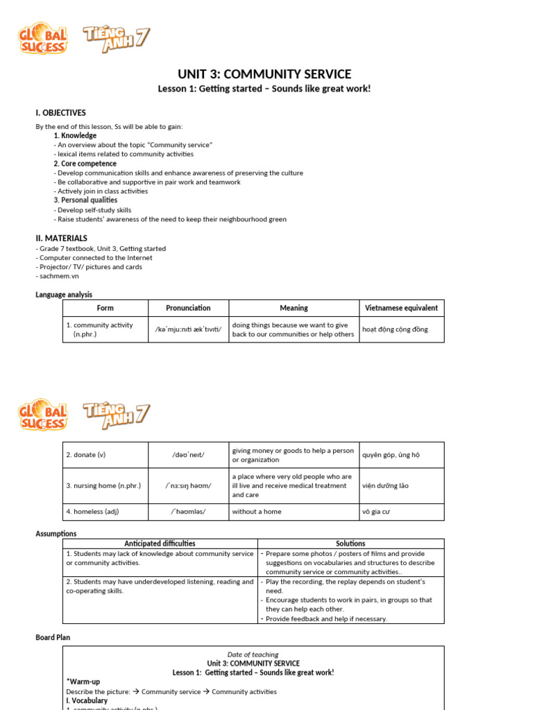 TA7-Unit 3 | PDF | Vocabulary | Phrase
