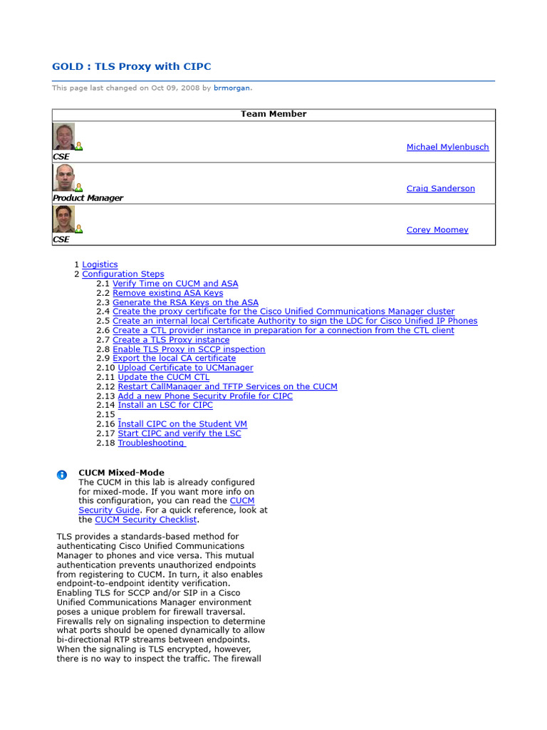 TLS Proxy CIPC | PDF | Transport Layer Security | Proxy Server