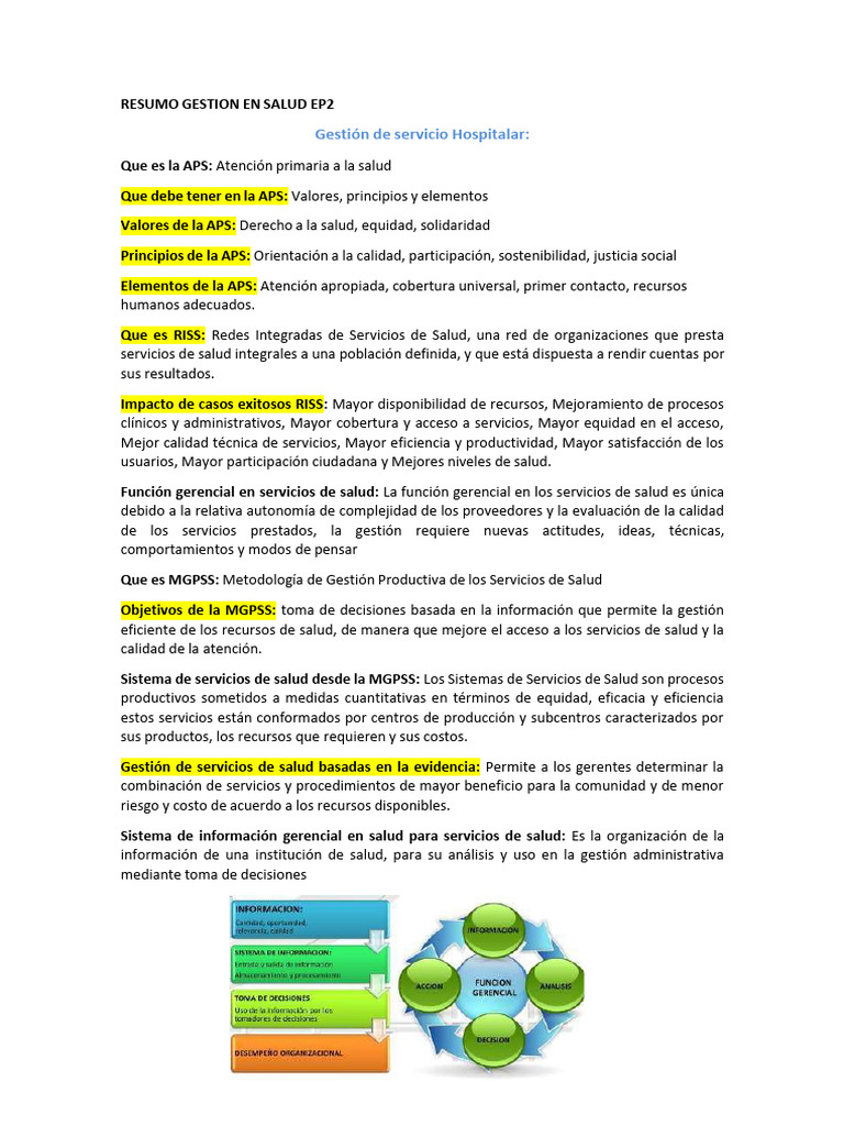 RESUMO GESTION EN SALUD EP2 (1) | PDF | Desigualdad social | Discriminación y relaciones raciales