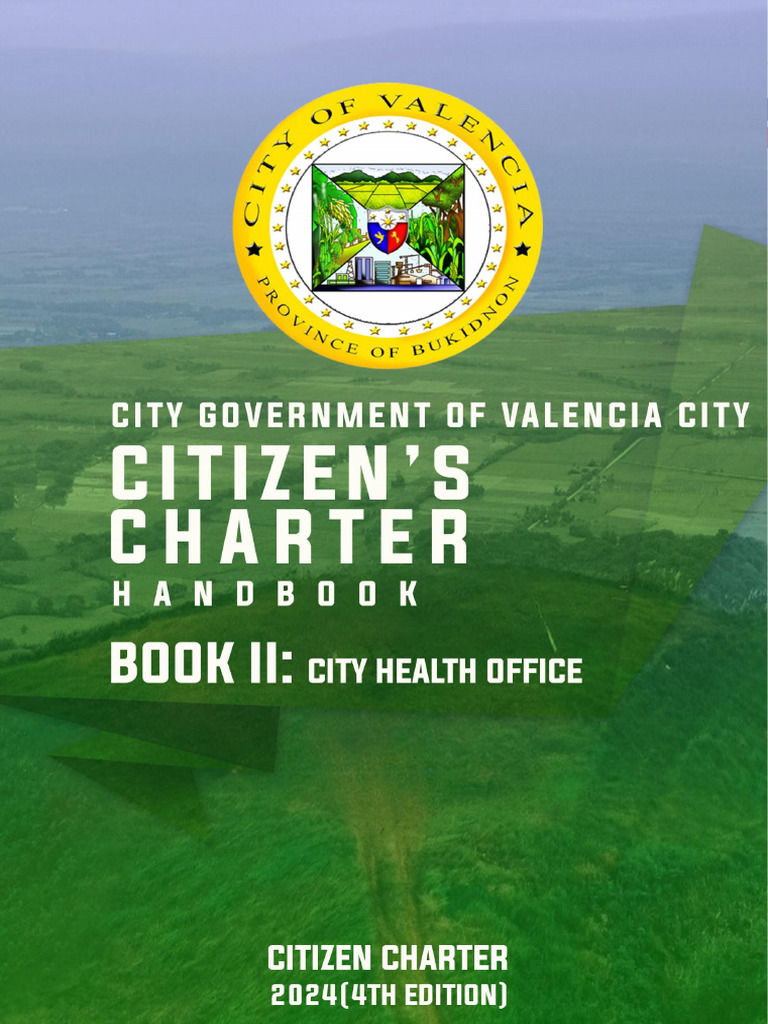 Lgu Valencia City Citizens Charter 2024 Bookii | PDF | Tuberculosis ...