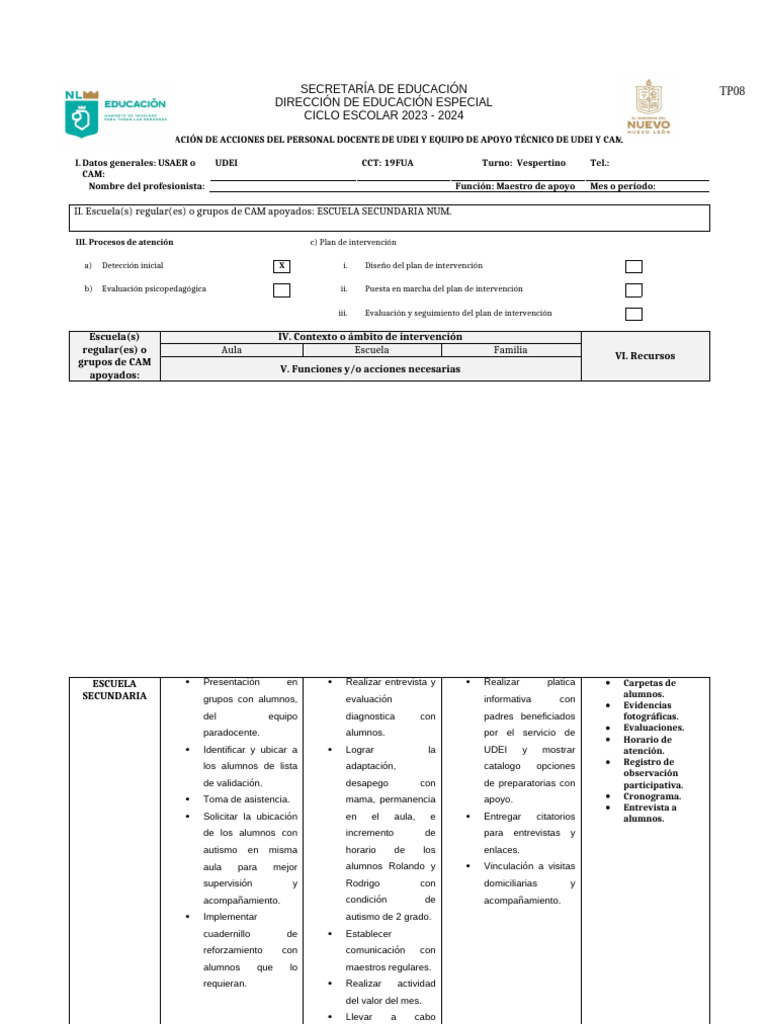 Planeacion Udei | PDF | Evaluación | Educación Secundaria