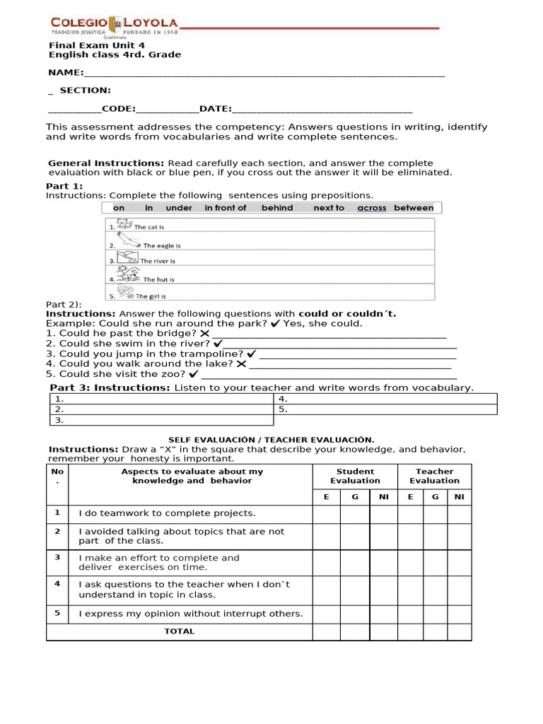 Final Exam 4th. Unit 4 | PDF | Career & Growth