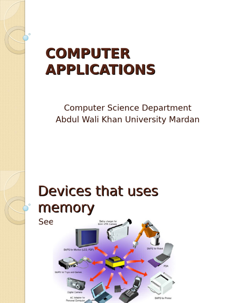 ICT Slides 3 Semester 3 | PDF | Computer Data Storage | Read Only Memory