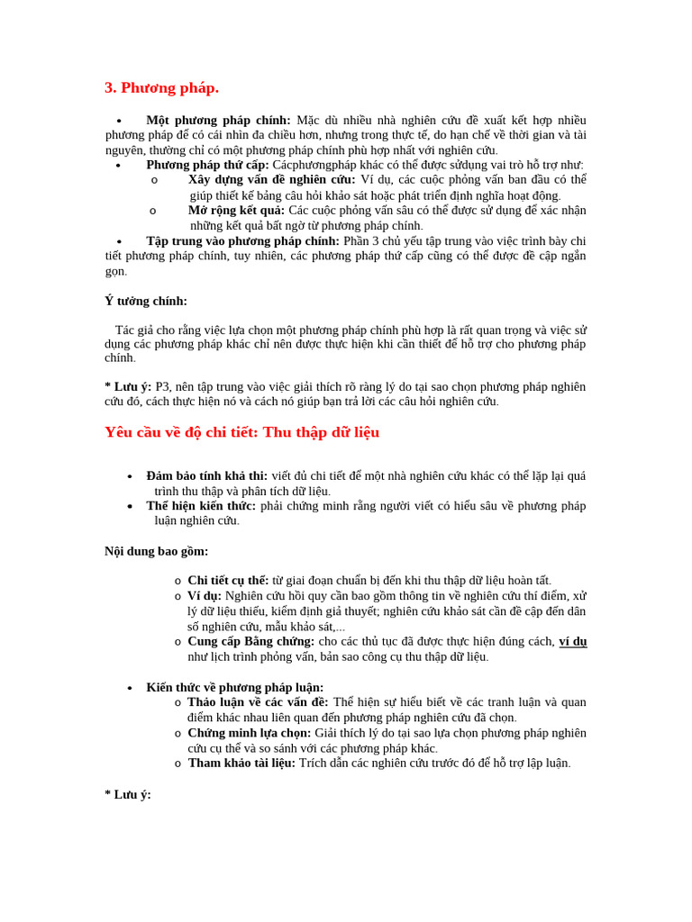 Tom Tac Phuong Phap | PDF