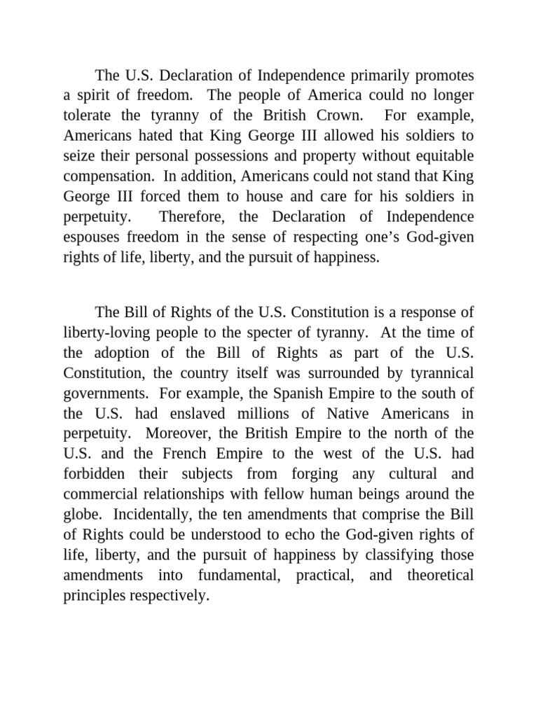 Freedom and Rights in U.S. History | PDF