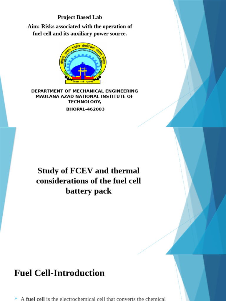 Project Final Ppt 2[1] | PDF | Fuel Cell | Lithium Ion Battery