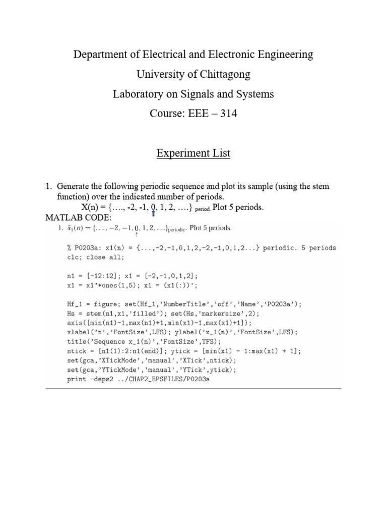 Department of Electrical and Electronic Engineering | PDF | Computer Engineering | Algorithms