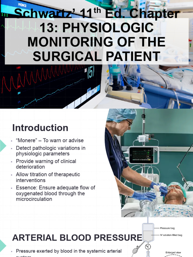 Physiologic Monitoring of The Surgical Patient | PDF | Vein ...