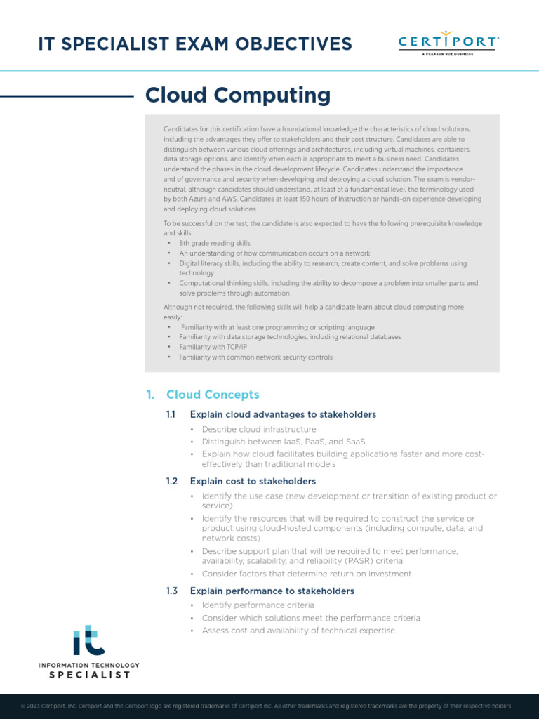 ITS OD 104 Cloud Computing 1023 | PDF | Cloud Computing | Computer Network