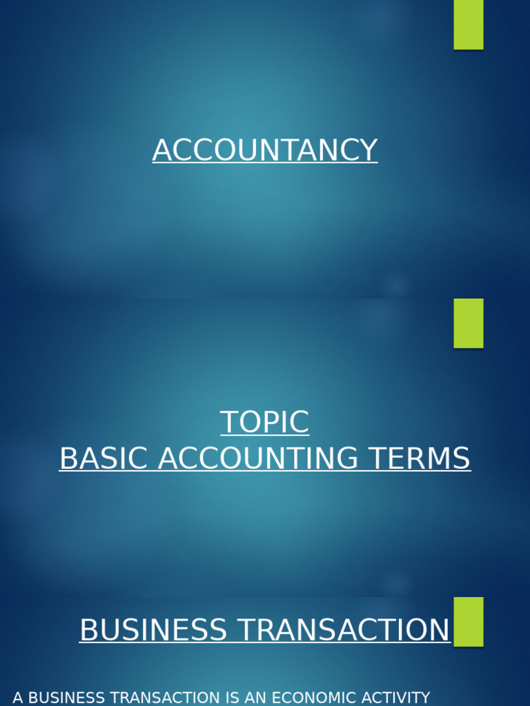ACCOUNTS PPT | PDF