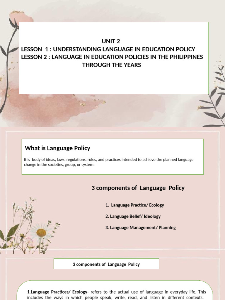 GROUP-1-PPT-BSED-ENGLISH-2 | PDF | Cultural Assimilation | Linguistics