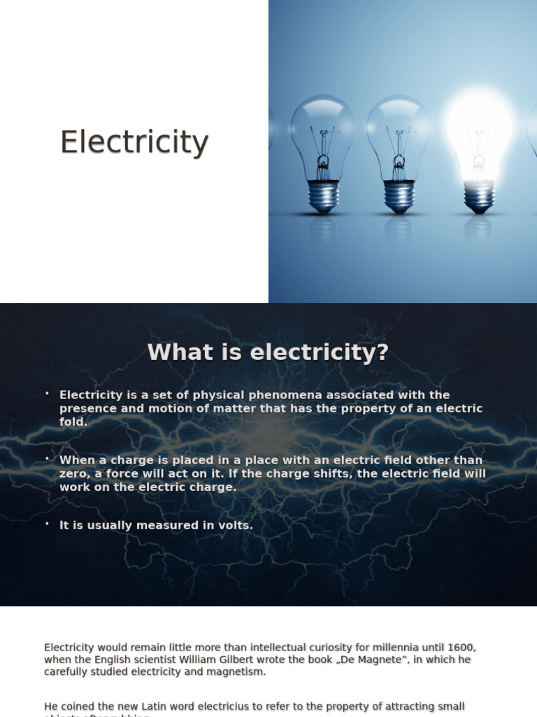 Electricity | PDF
