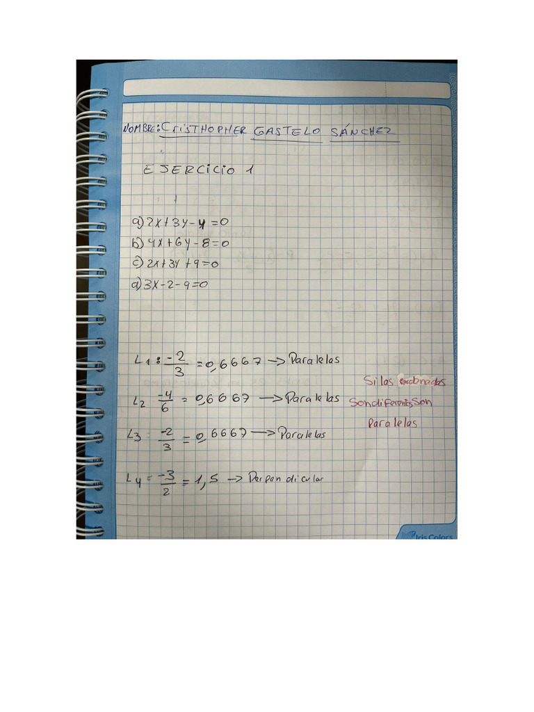 Ejercicio de Matematicas | PDF