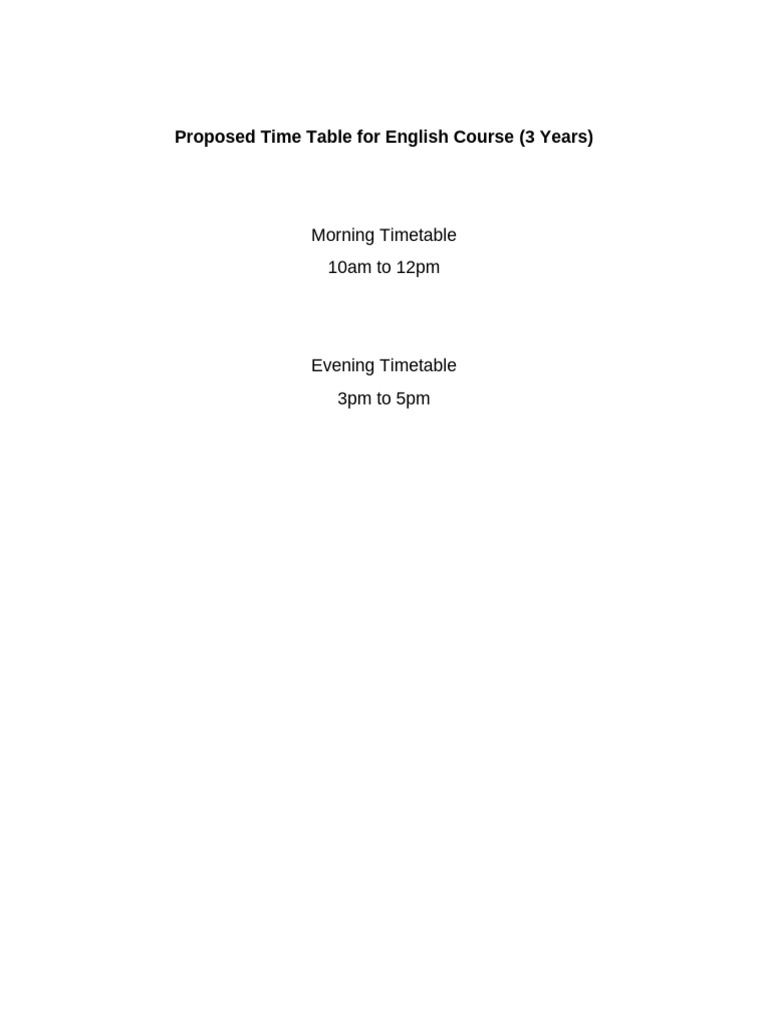 English Course | PDF