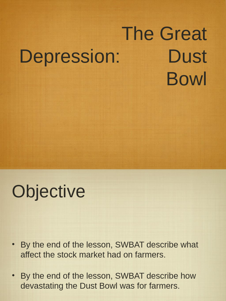 Dust Bowl's Impact on Farmers | PDF | Dust Bowl | Great Depression