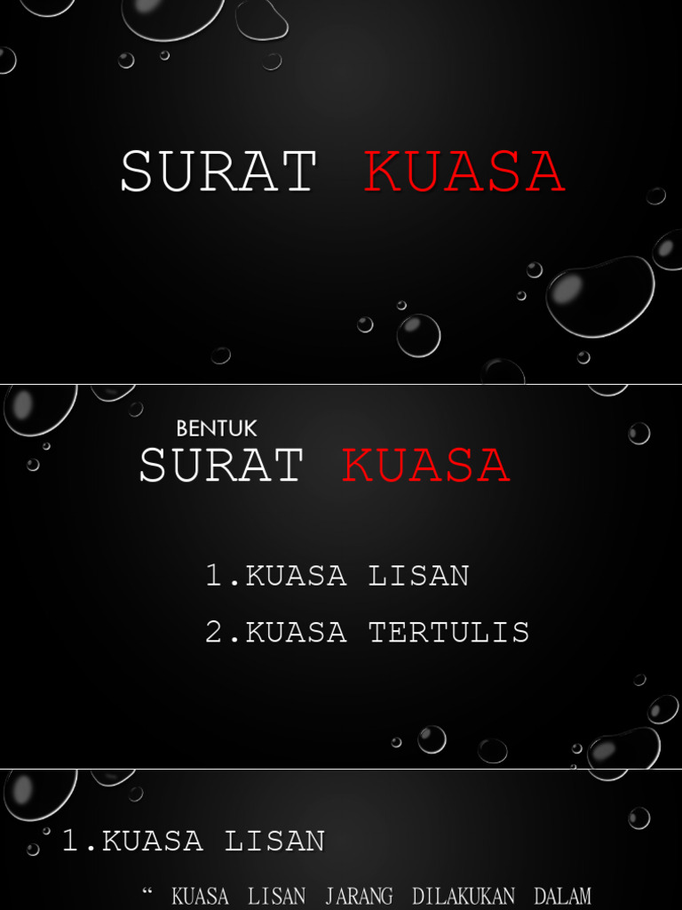 Jenis dan Syarat Surat Kuasa Hukum | PDF