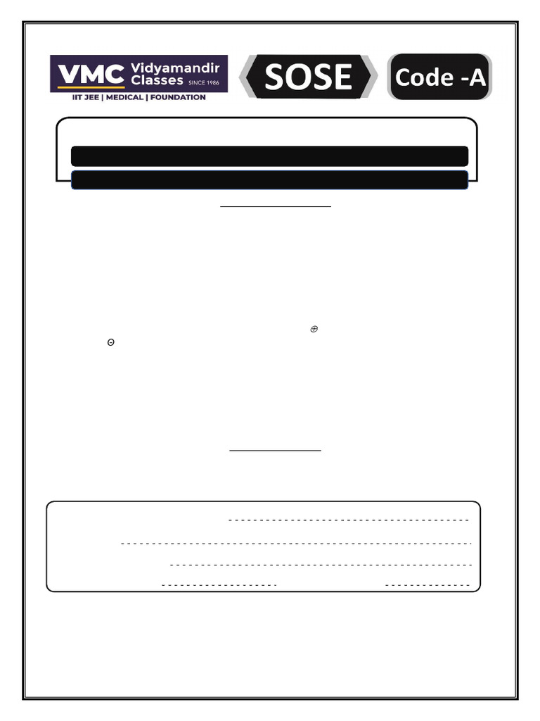 JEE Mains - 3 (Questions Paper) | PDF | Rotation Around A Fixed Axis ...