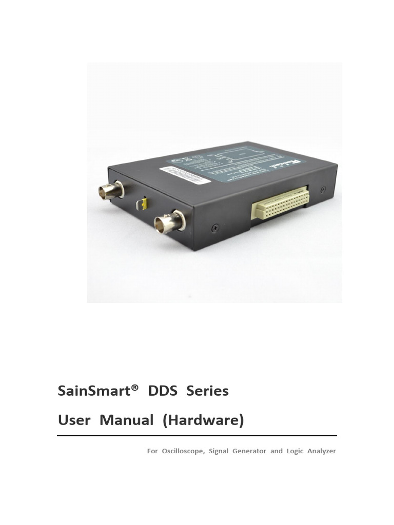 DDS Series - Manual - Hardware-W | PDF | Usb | Computing