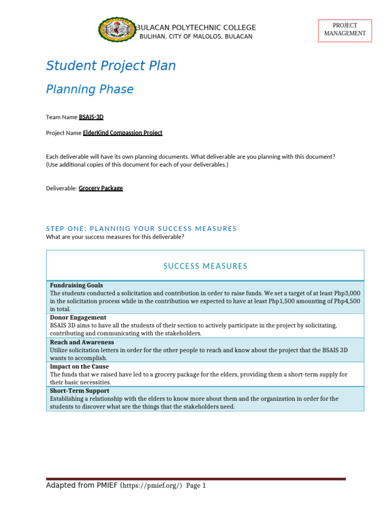 2 Planning Phase Rev | PDF