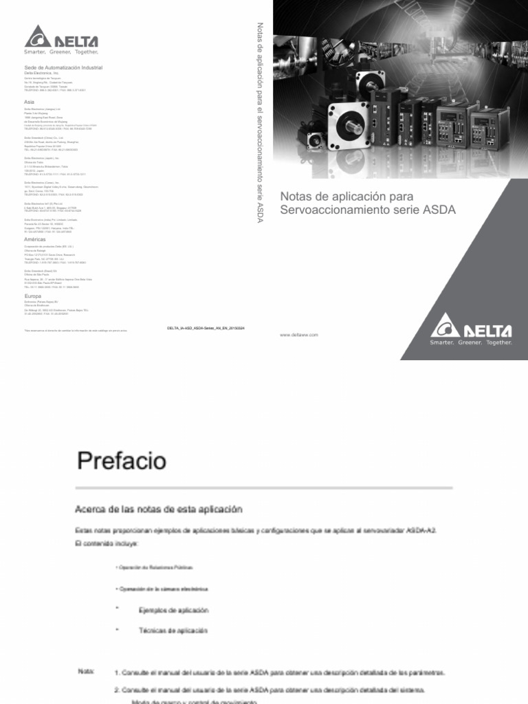 Guía ASDA-A2: Configuración y Aplicaciones | PDF | Poco | Función (Matemáticas)