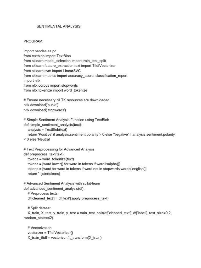 Sentimental Analysis Pdf