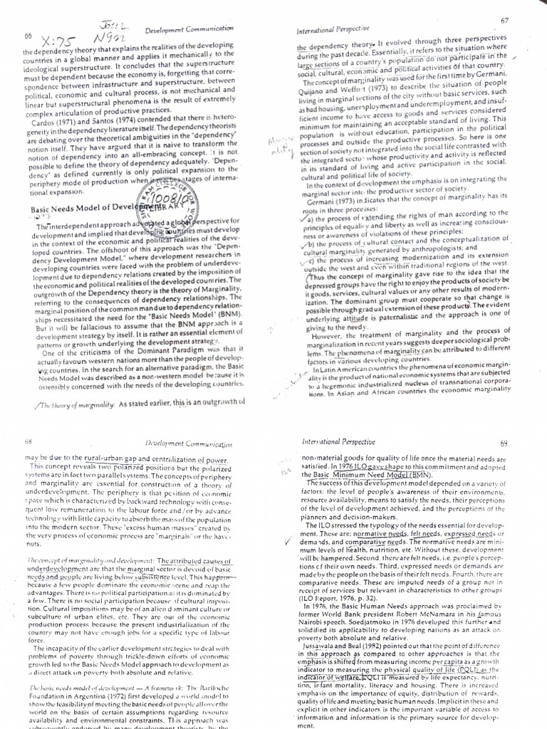 Basic Needs Model | PDF | Poverty | Poverty & Homelessness