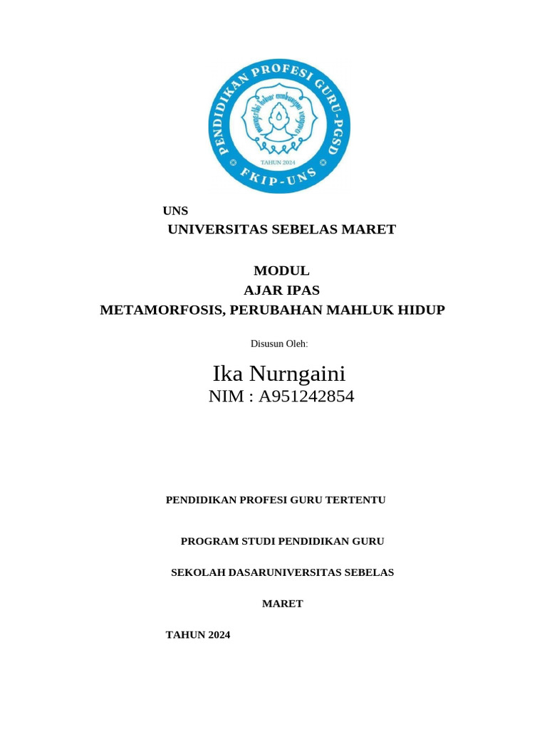 Modul Ajar Simbol Pancasila Kelas 2 | PDF | Karier & Perkembangan ...