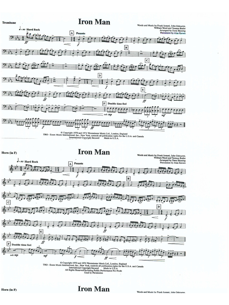 Iron Man Band Tr | PDF
