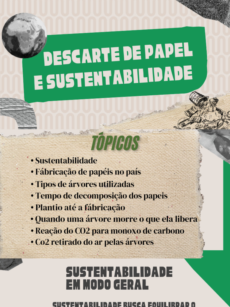 Green Modern Textured Environmental Sustainability Campaign ...