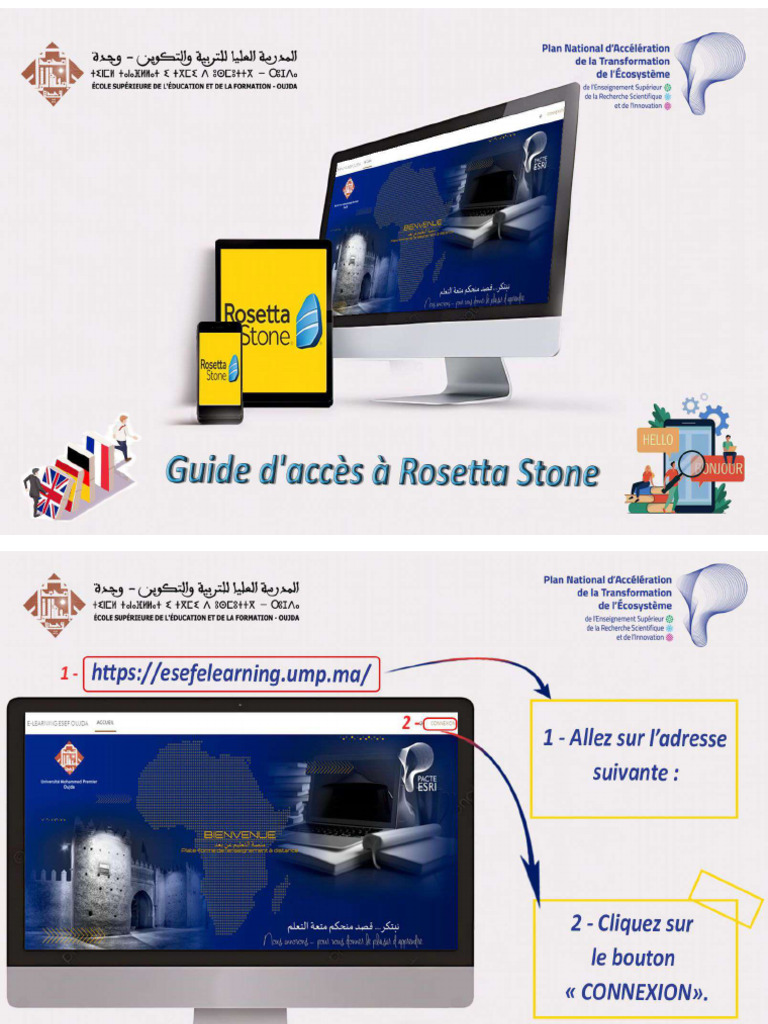 Guide Accès Rosetta Stone S3 | PDF