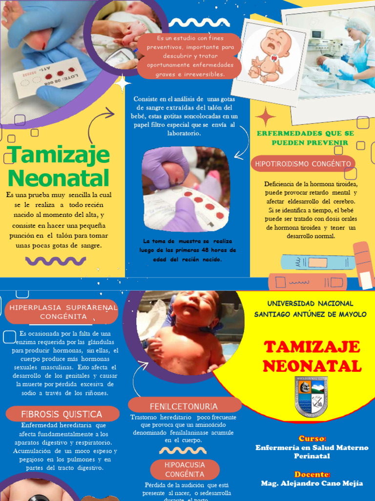 Tamizaje Neonatal: Prevención de Enfermedades | PDF | Infantes | Tiroides