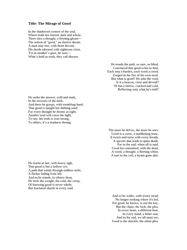 The Good Paradox Pdf