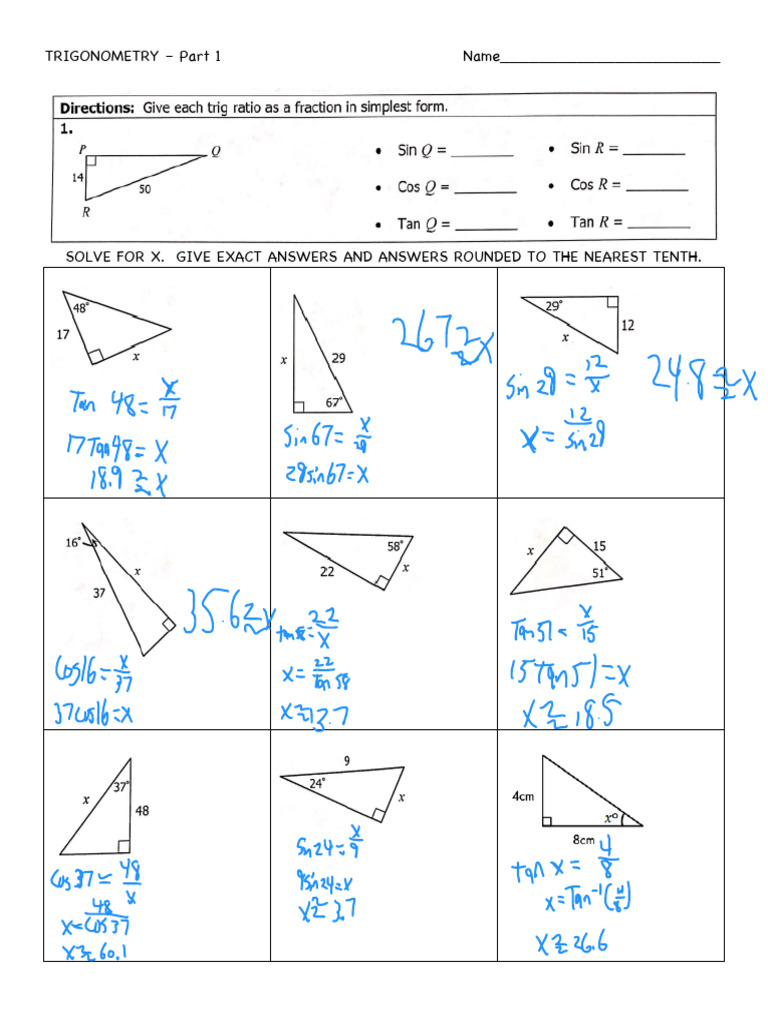Honors Geom Unit 5 Day 4 HW | PDF