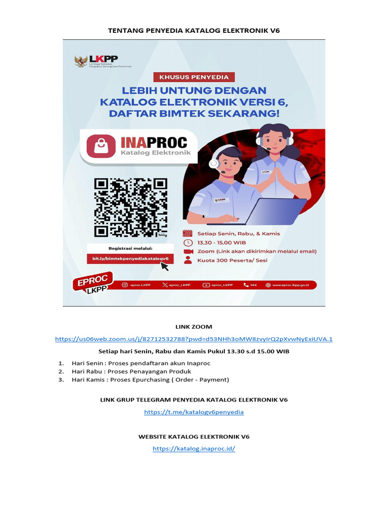 Tentang Akun Inaproc Bagi Penyedia Dan Non Penyedia | PDF