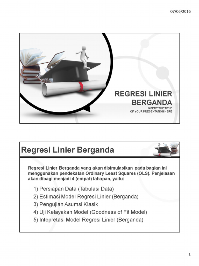 Regresi Linier Berganda OLS | PDF