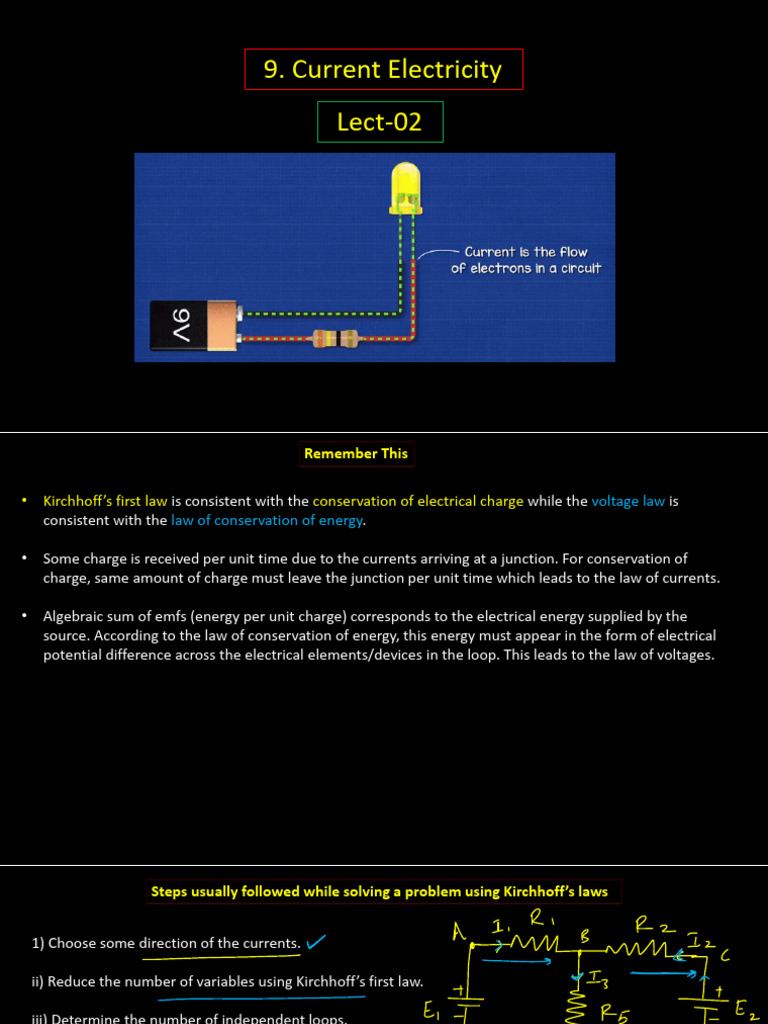 Current Electricity Lect - 02 - 26806190 - 2024 - 10 - 02 - 14 - 37 ...
