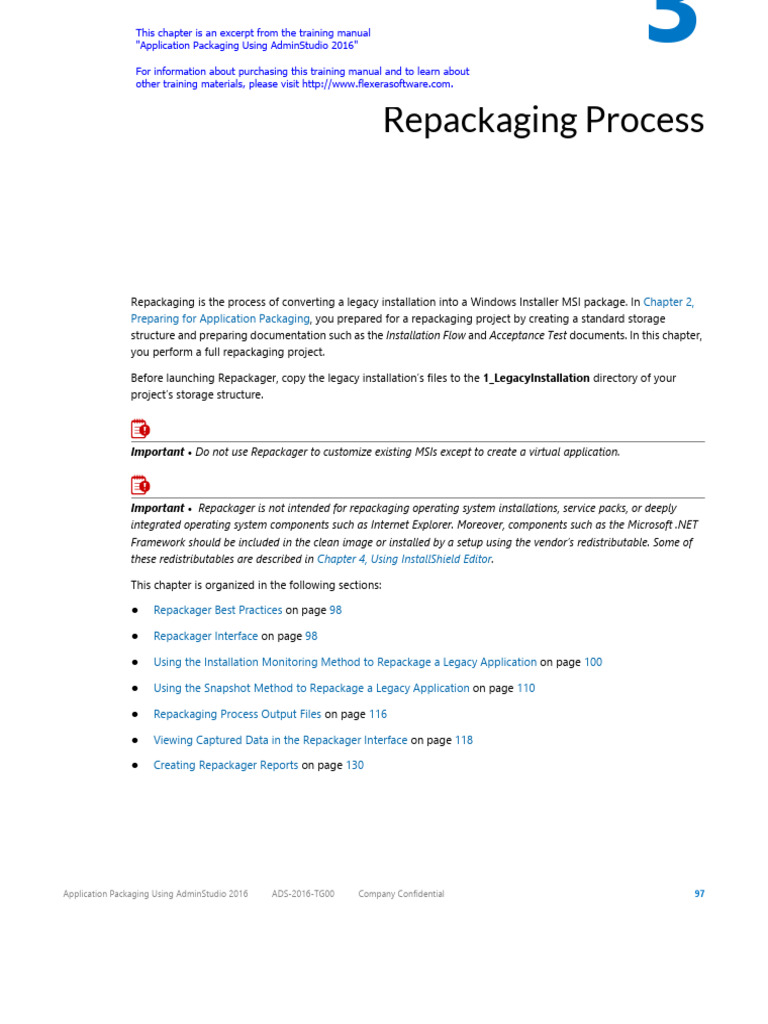 Application Packaging Process | PDF | Windows Registry | Installation ...