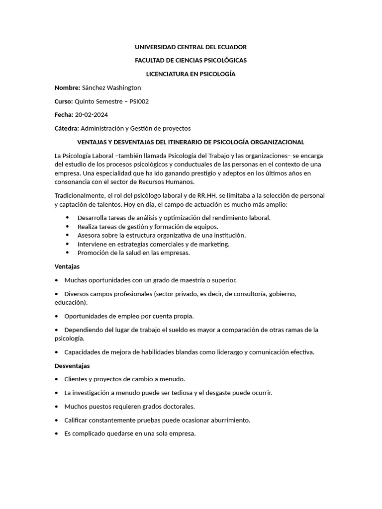 Deber Feo de Admi | PDF | Relaciones personales, crianza y desarrollo personal