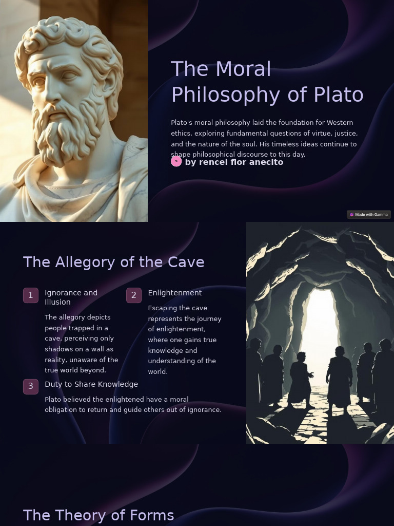 The Moral Philosophy of Plato | PDF | Plato | Virtue