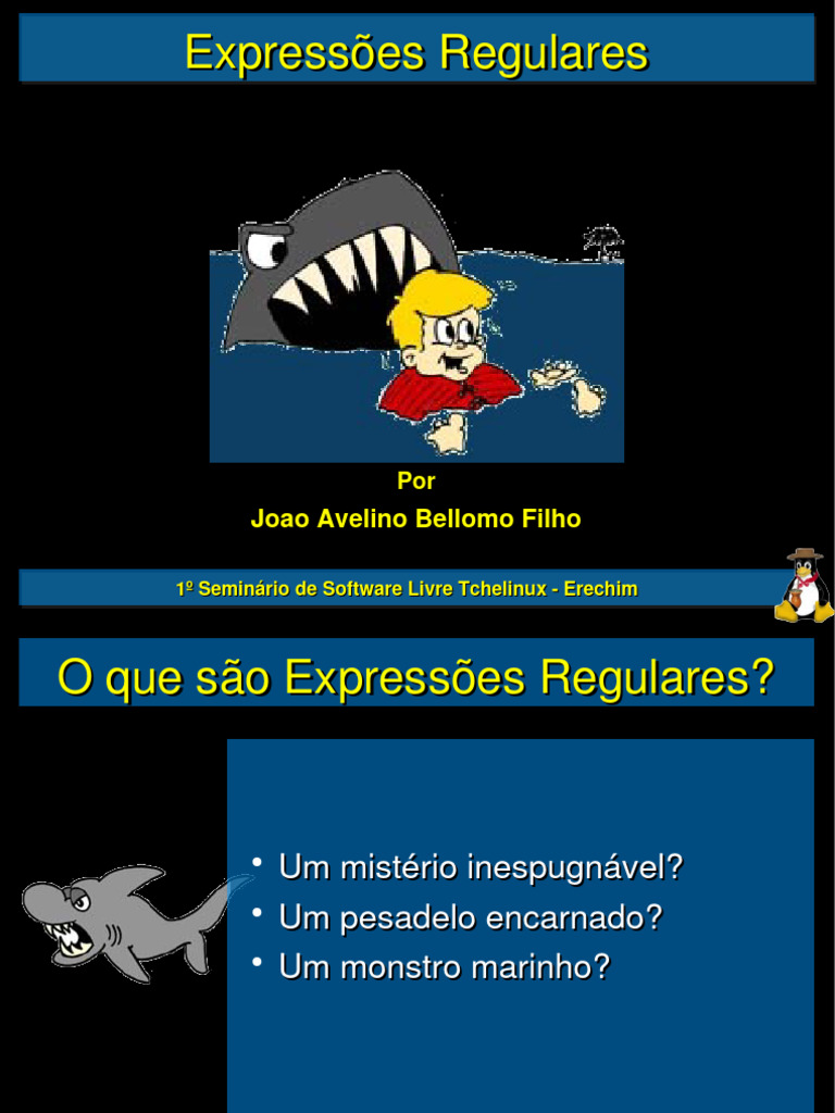 Introdução às Expressões Regulares | PDF | Expressão regular (Ciência ...