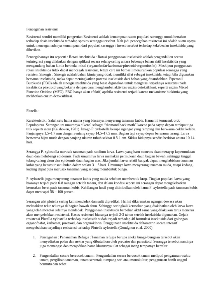 Bahan Parasit Insektisida | PDF | Teknologi & Rekayasa